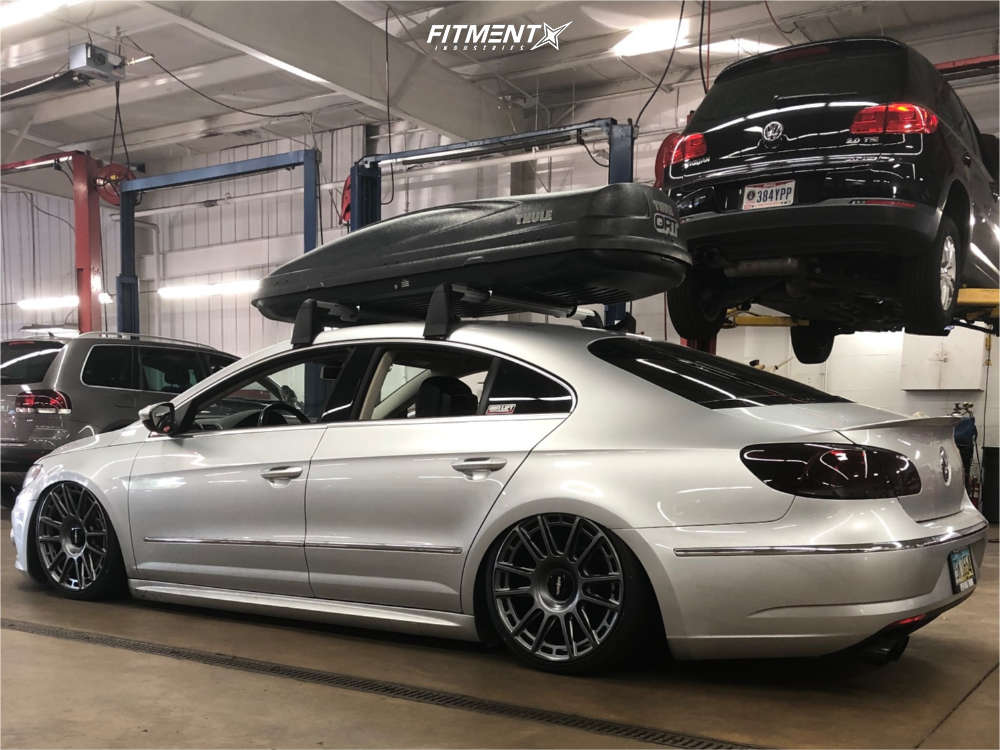 2015 Volkswagen CC R-Line with 19x8.5 Rotiform Ozr and Michelin 215x35 ...