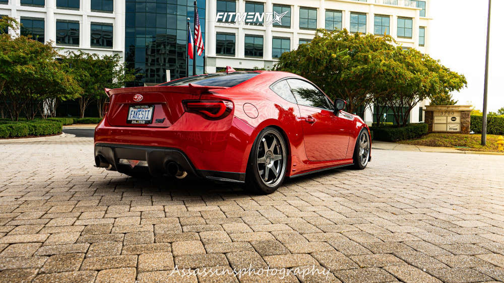 2015 Subaru BRZ Limited with 18x8.5 Varrstoen Es2 and Hankook 225x35 on Coilovers | 819507 ...