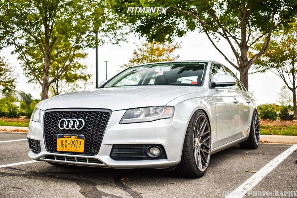 2009 Audi A4 Quattro Base with 20x10 Rotiform Rse and Hankook 255x35 on ...