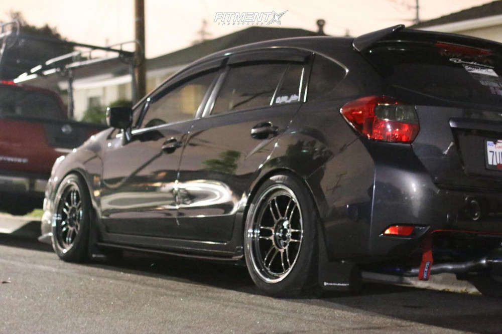 2016 Subaru Impreza Premium with 18x9.5 Enkei RPF1 and Federal 245x40 ...