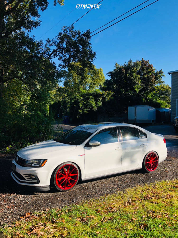 2016 Volkswagen Jetta GLI with 19x8.5 Niche Sector and Nankang 235x35 ...