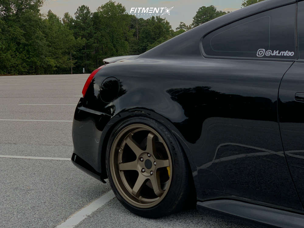 2008 INFINITI G37 Sport with 18x10.5 ESR Sr07 and Toyo Tires 255x40 on ...