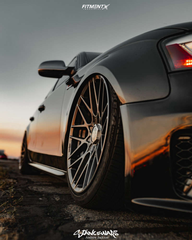 2014 Audi S4 Premium Plus with 19x10 Rotiform Rse and Continental ...