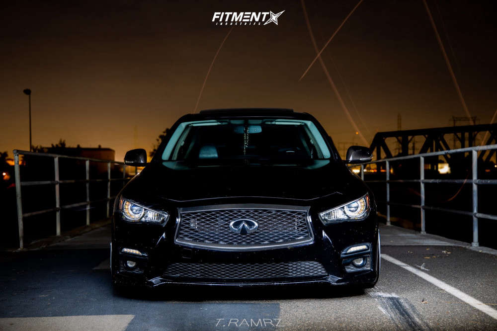 2014 INFINITI Q50 Sport with 20x9.5 Rotiform Kps and Duraturn 225x35 on ...