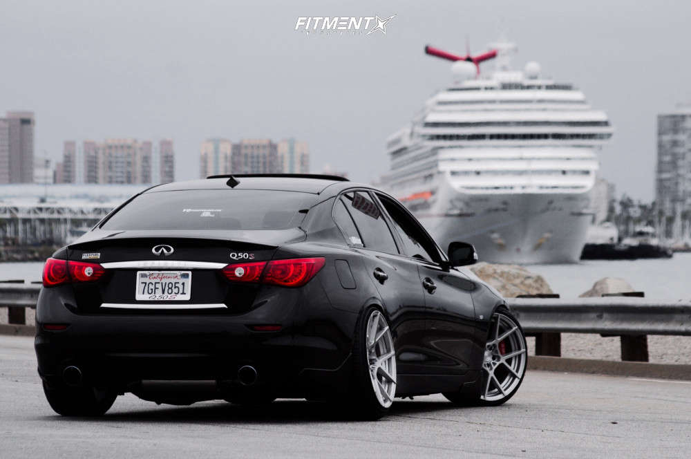 2014 INFINITI Q50 Sport with 20x9.5 Rotiform Kps and Duraturn 225x35 on ...