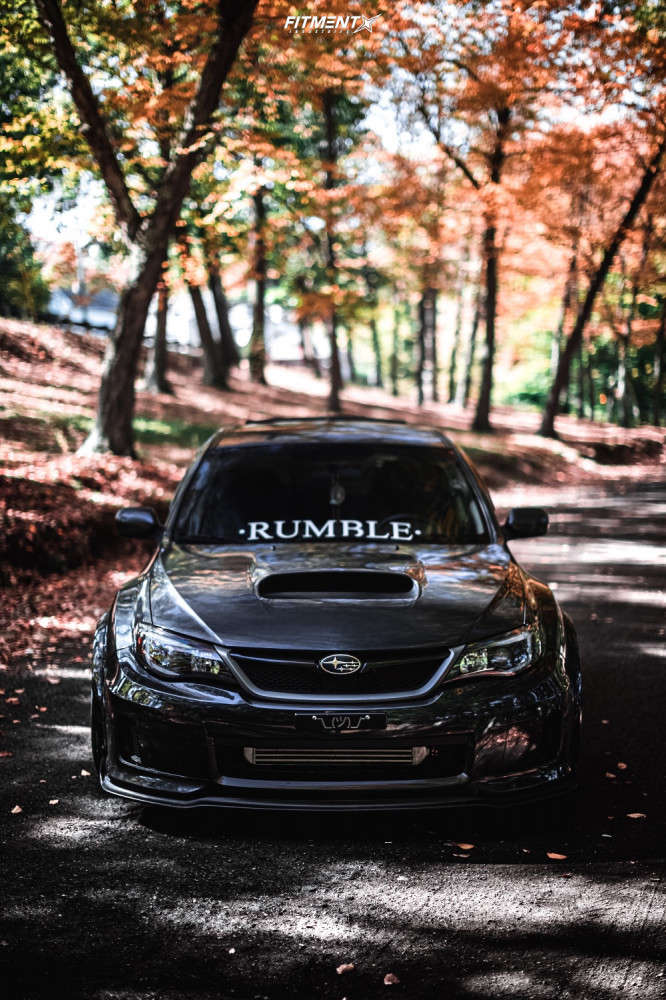 2014 Subaru WRX Base with 18x10.5 Work VS SS and Federal 255x35 on ...