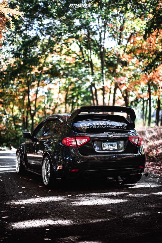 2014 Subaru WRX Base with 18x10.5 Work VS SS and Federal 255x35 on ...