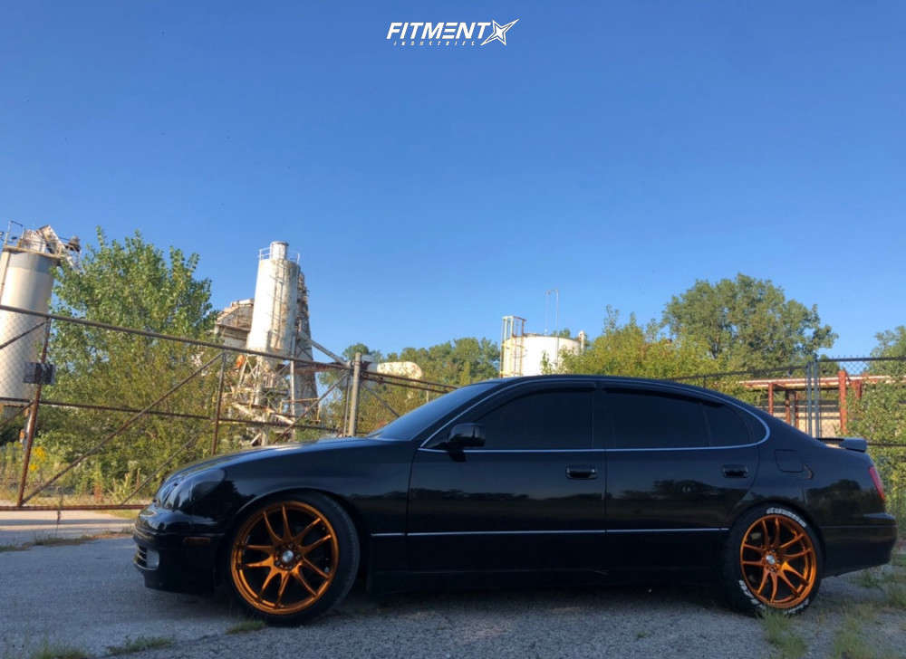 1999 Lexus GS400 Base with 19x9.5 ESR Sr08 and Delinte 245x35 on ...