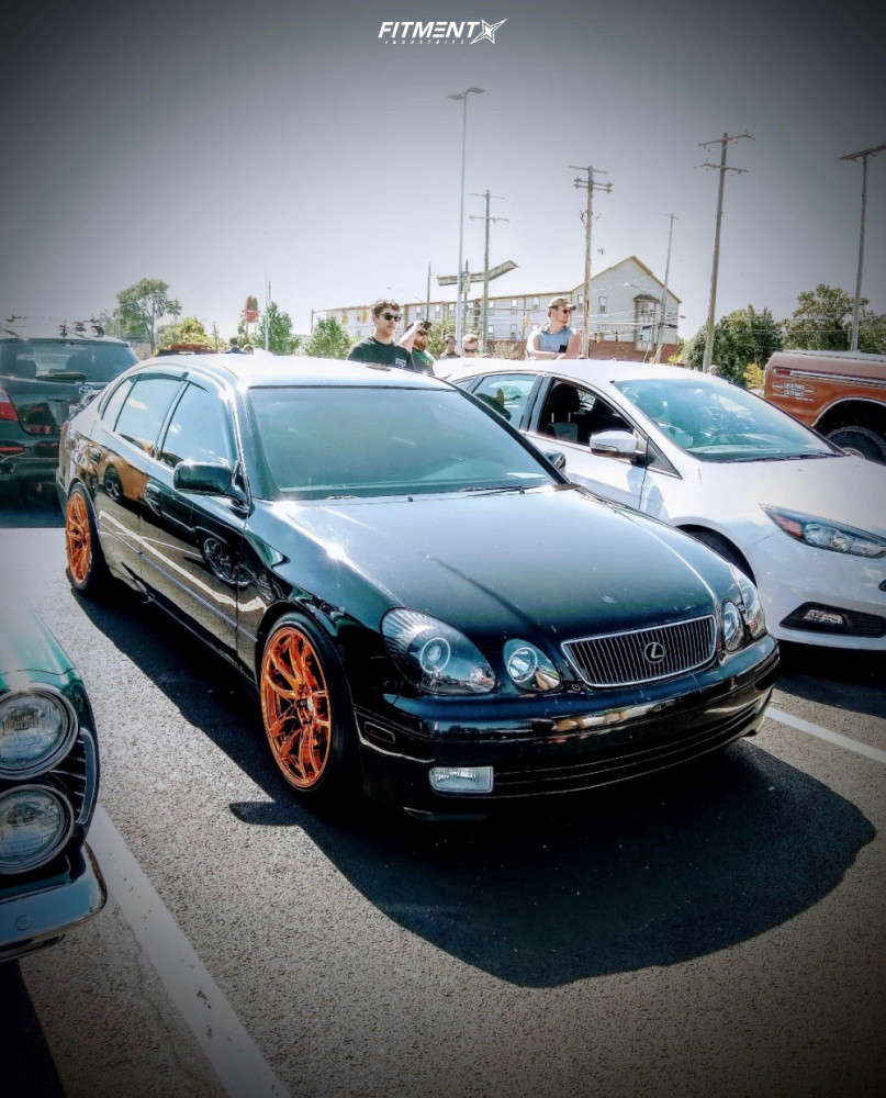 1999 Lexus GS400 Base with 19x9.5 ESR Sr08 and Delinte 245x35 on ...