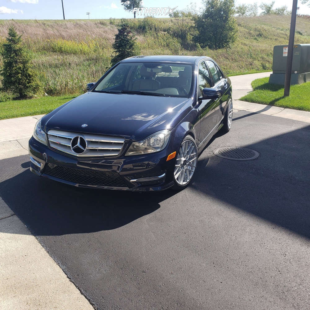 2013 Mercedes-Benz C300 4Matic Sport with 18x8.5 Rotiform Rse and ...