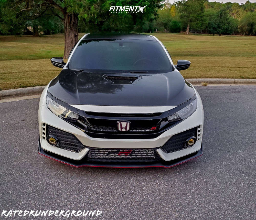 2018 Honda Civic Type R with 19x9.5 SSR Gtx01 and Continental 255x30 on ...