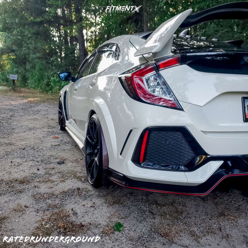 2018 Honda Civic Type R with 19x9.5 SSR Gtx01 and Continental 255x30 on Air Suspension | 821350 ...