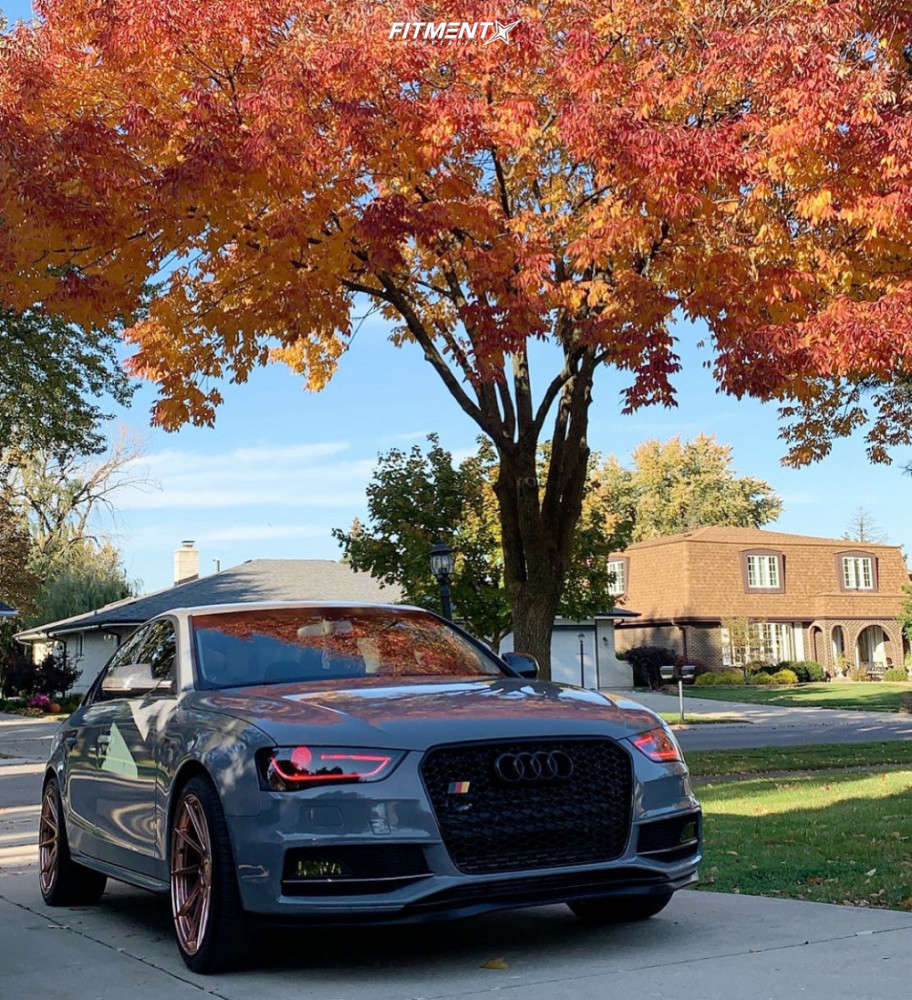 2015 Audi A4 Quattro Premium Plus with 19x9.5 Avant Garde M621 and ...