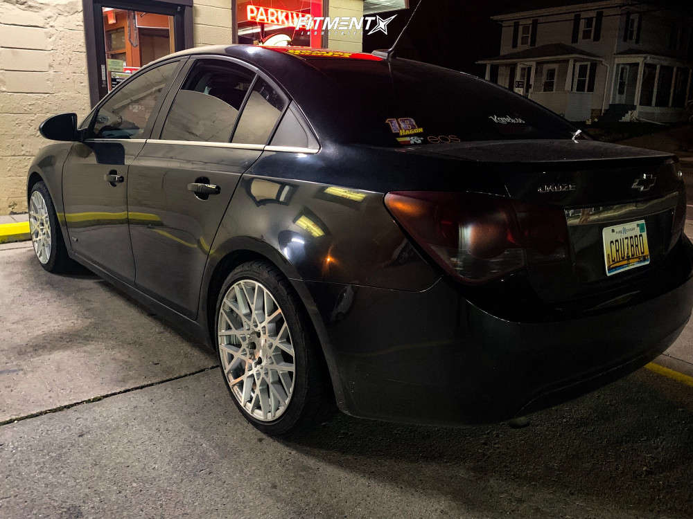 2013 Chevrolet Cruze LT with 18x8.5 Rotiform Blq and BFGoodrich 225x40 ...