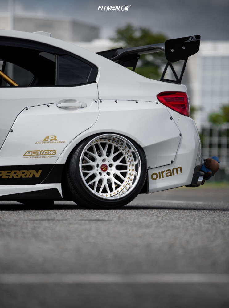 2015 Subaru WRX Base with 18x12 Work VS XX and Lexani 285x35 on Air ...