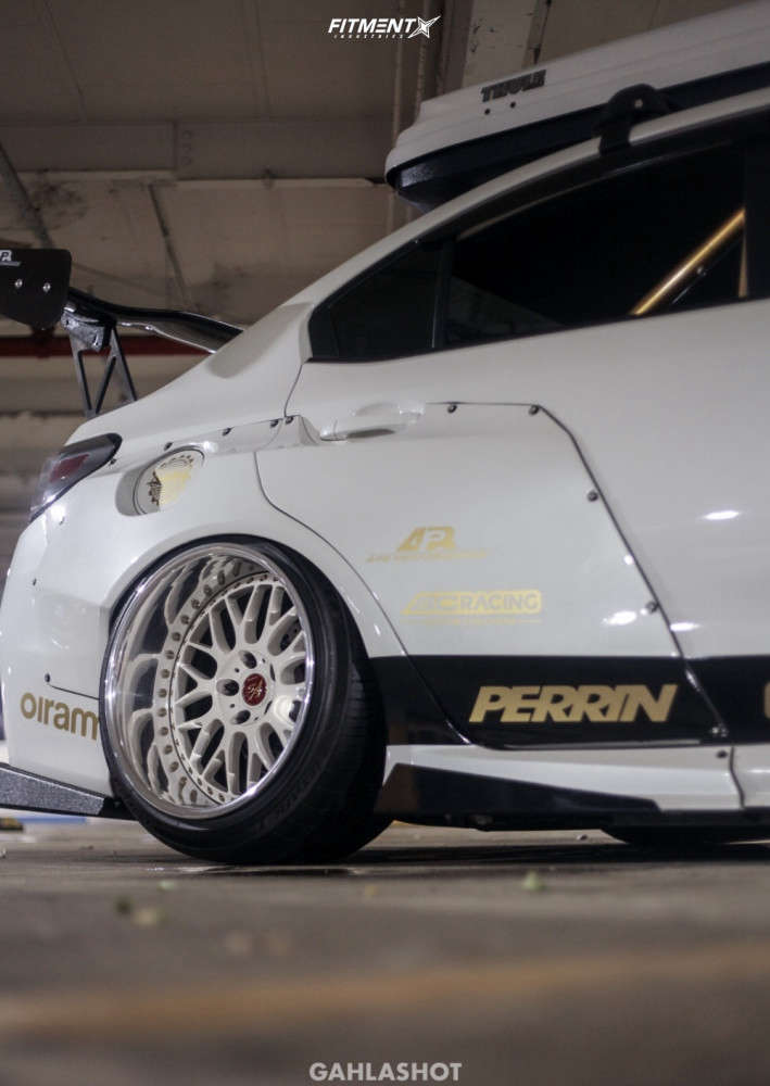 2015 Subaru WRX Base with 18x12 Work VS XX and Lexani 285x35 on Air ...