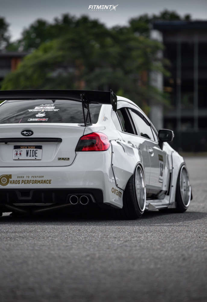 2015 Subaru WRX Base with 18x12 Work VS XX and Lexani 285x35 on Air ...