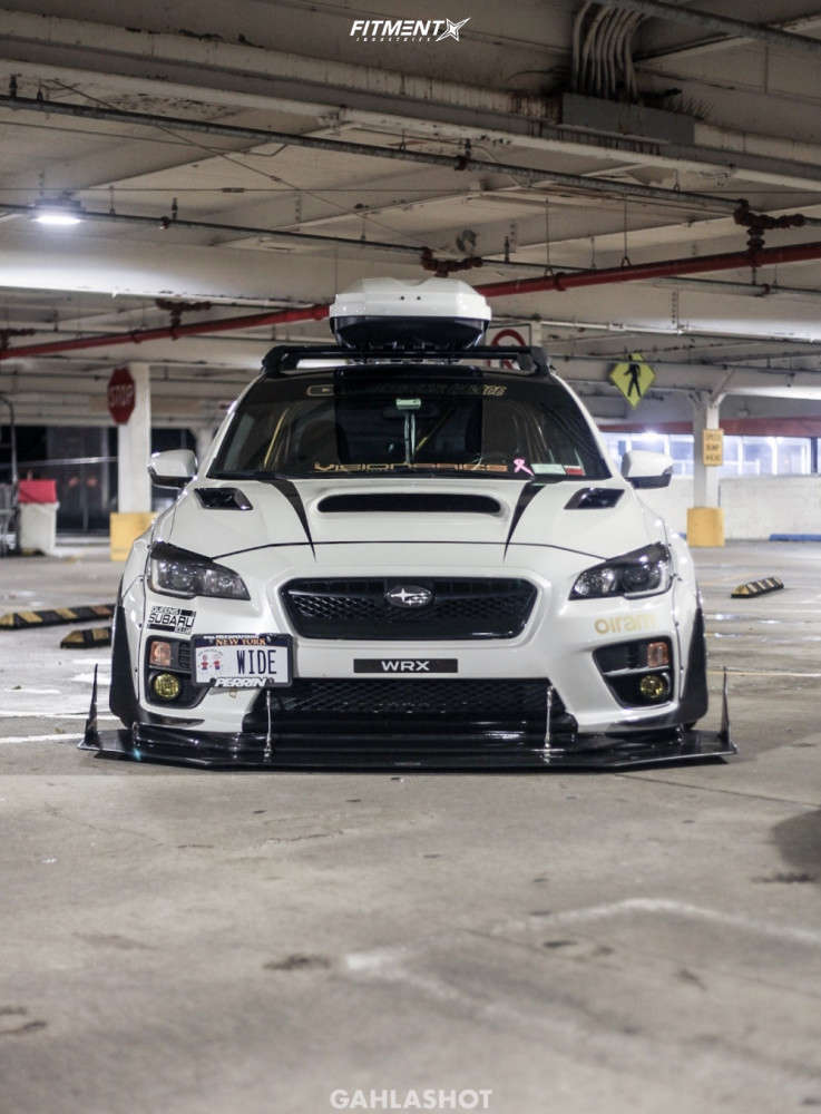2015 Subaru WRX Base with 18x12 Work VS XX and Lexani 285x35 on Air ...