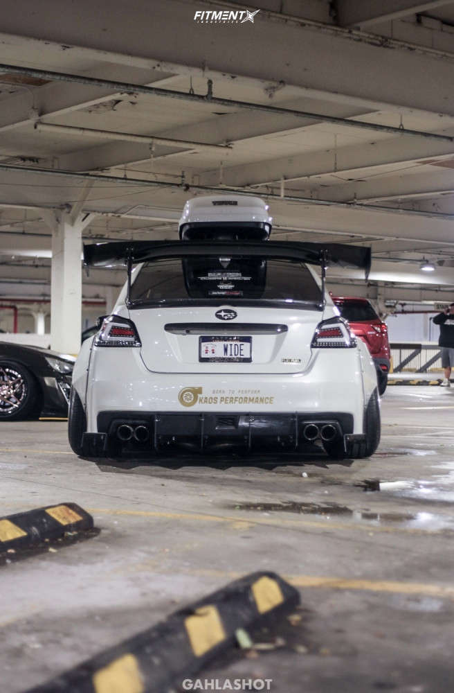 2015 Subaru WRX Base with 18x12 Work VS XX and Lexani 285x35 on Air ...