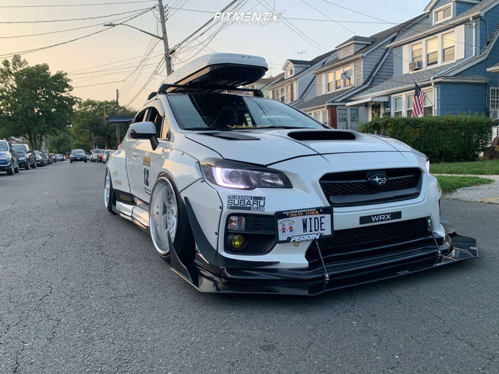 2015 Subaru WRX Base with 18x12 Work VS XX and Lexani 285x35 on Air ...