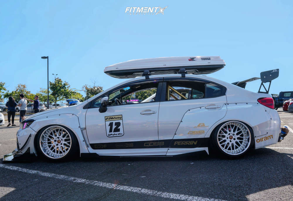 2015 Subaru WRX Base with 18x12 Work VS XX and Lexani 285x35 on Air ...