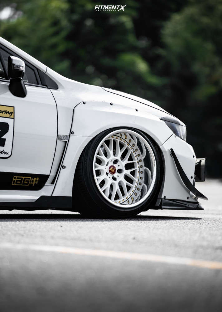 2015 Subaru WRX Base with 18x12 Work VS XX and Lexani 285x35 on Air ...