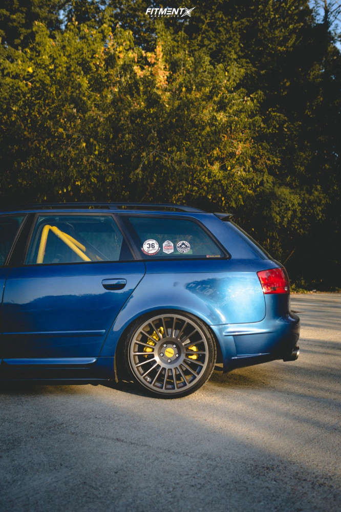 2007 Audi A4 Base with 19x10 Rotiform Ind and Hankook 225x35 on ...