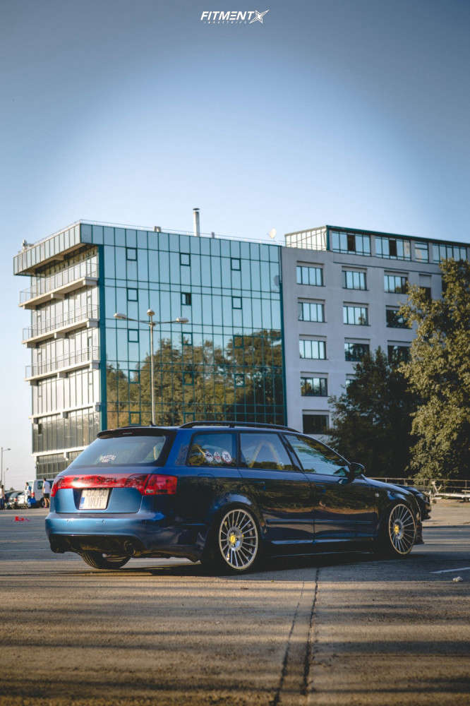 2007 Audi A4 Base with 19x10 Rotiform Ind and Hankook 225x35 on ...