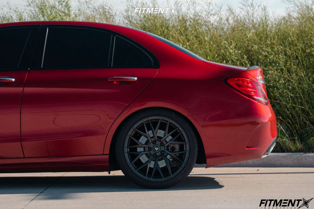 2016 Mercedes-Benz C450 AMG 4Matic with 19x8.5 Vorsteiner V-ff107 and ...