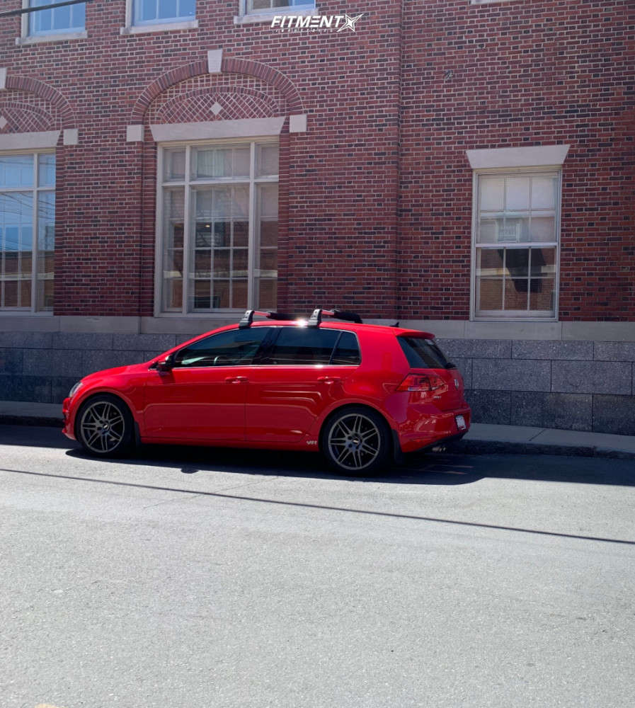 2016 Volkswagen Golf Base with 18x8 VMR V708 and Nexen 235x40 on ...