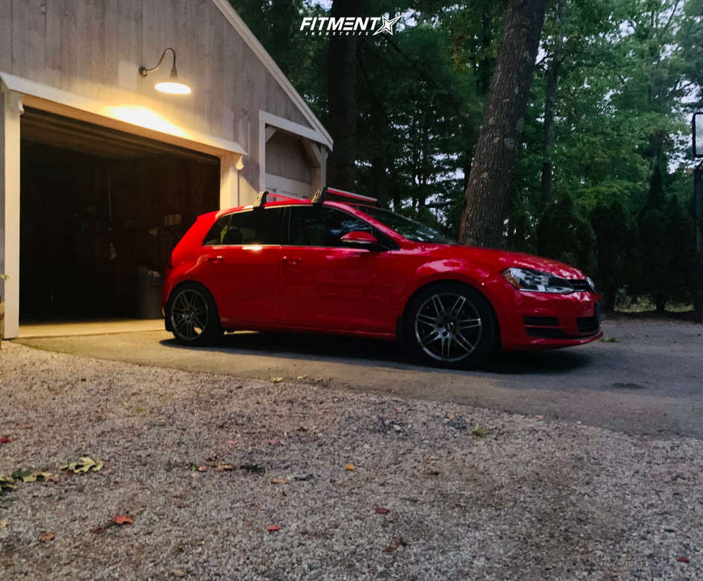 2016 Volkswagen Golf Base with 18x8 VMR V708 and Nexen 235x40 on ...