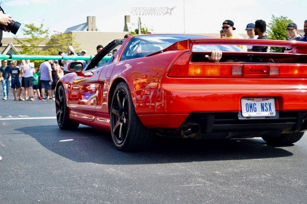 1995 Acura NSX T with 17x8 Enkei T6s and Nitto 225x40 on Stock ...