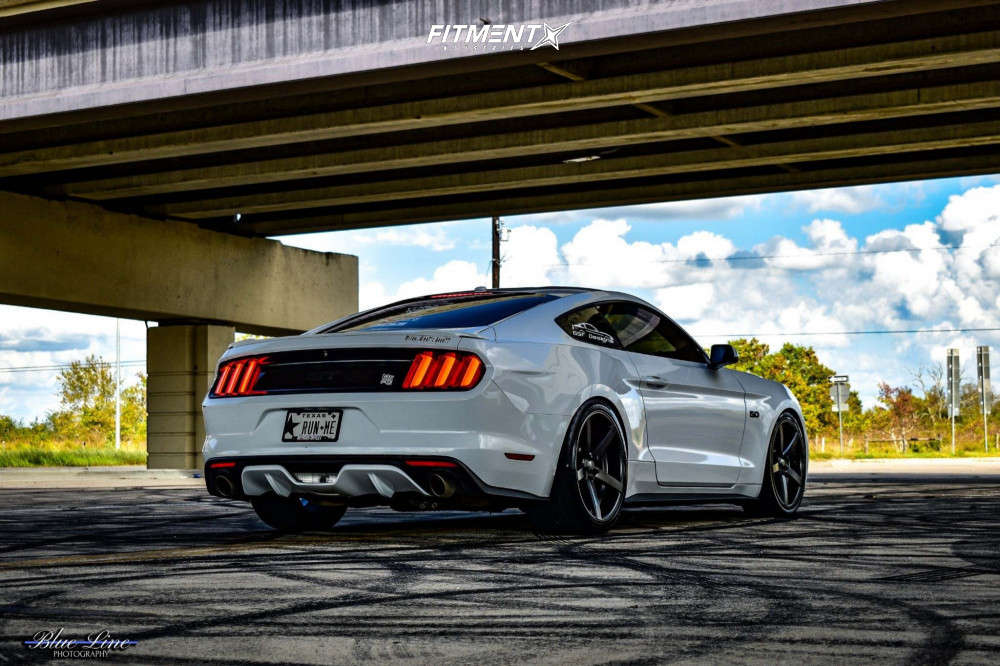 2015 Ford Mustang GT Premium with 20x8.5 Rovos Durban and Nitto 255x35 ...