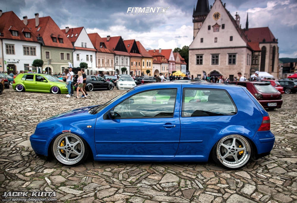 1999 Volkswagen GTI Base with 18x8.75 OZ Racing Mito and Nankang 205x35 ...