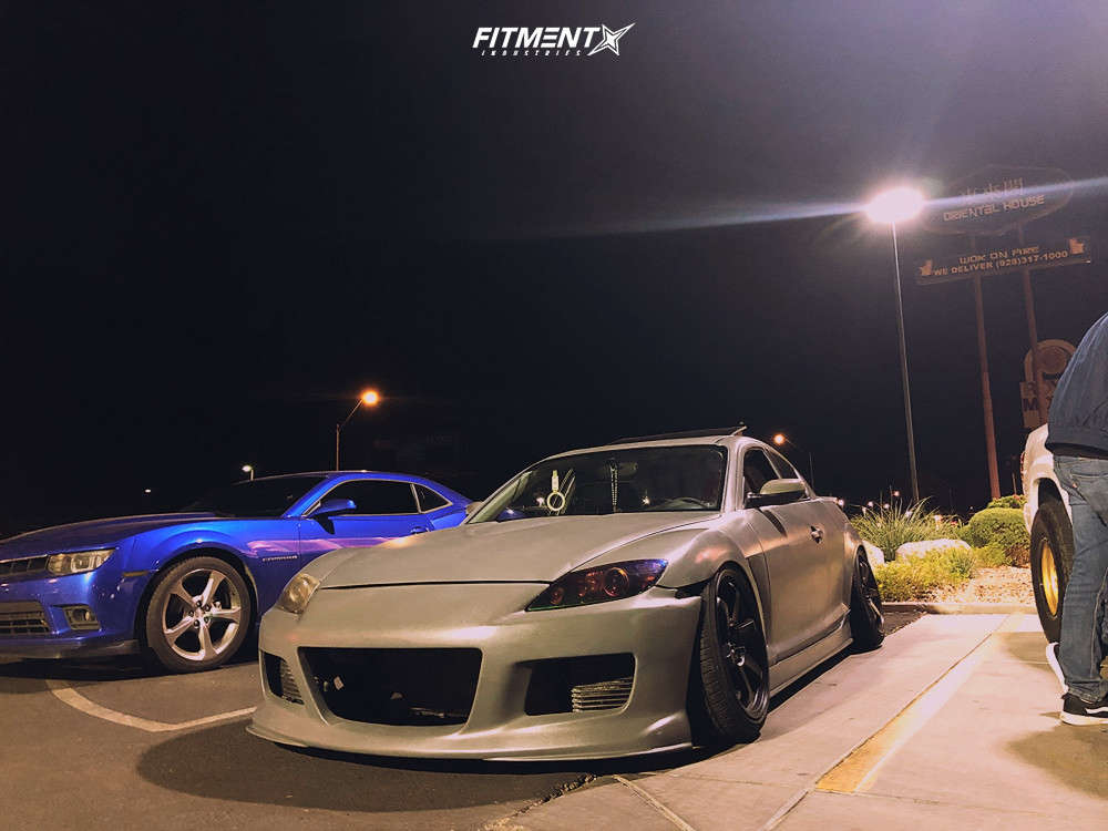 2004 Mazda RX-8 GT with 18x8 Rota Grid and Lionhart 215x40 on Coilovers ...
