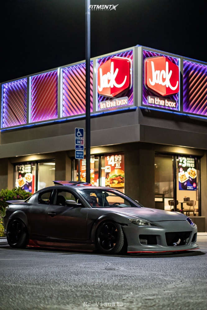 2004 Mazda RX-8 GT with 18x8 Rota Grid and Lionhart 215x40 on Coilovers ...