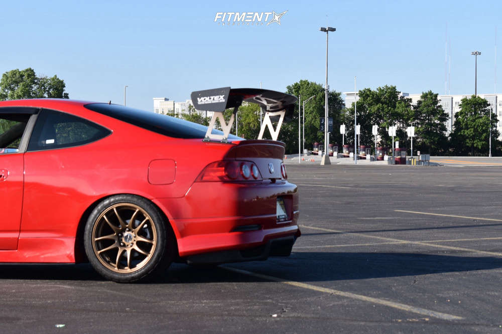 2006 Acura RSX Base with 17x9 Work Emotion Cr Kiwami and Federal 255x40 ...