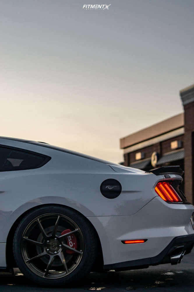 2016 Ford Mustang GT with 19x9.5 Signature Wheel SV108 and Continental ...