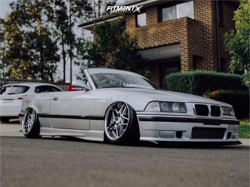 1998 BMW 328i Base with 18x9.5 Blitz 03 and Toyo Tires 215x35 on Air ...