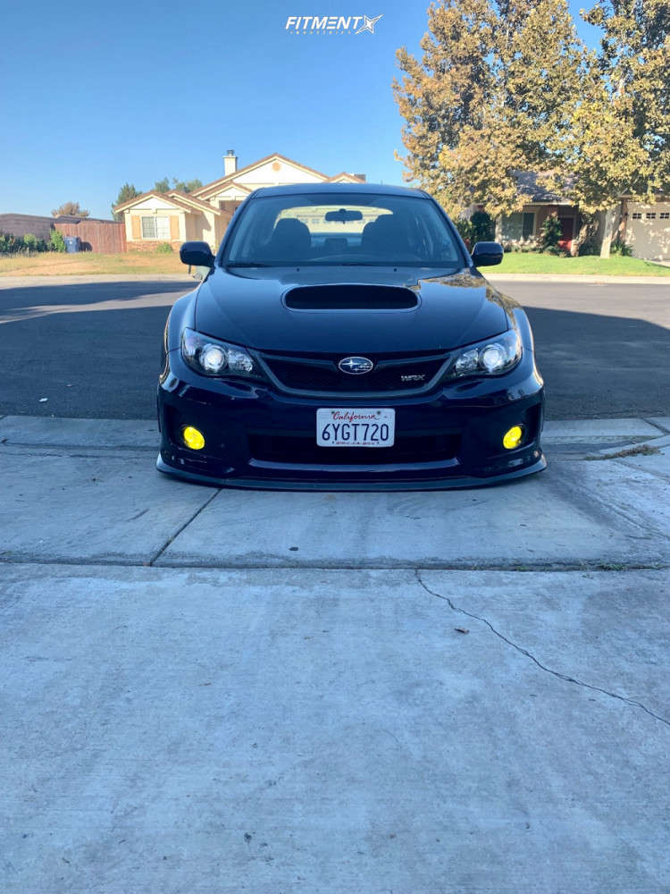 2013 Subaru WRX Limited with 18x9.5 Enkei Nt03 and Michelin 265x55 on ...