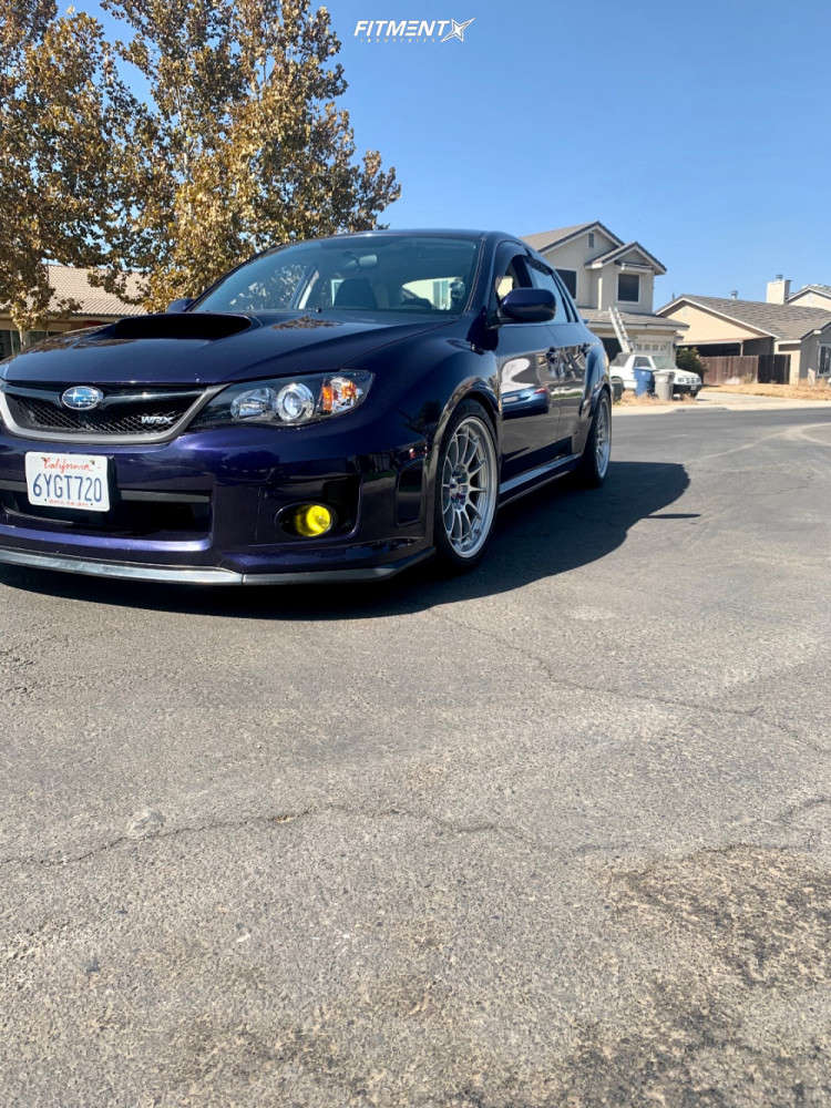 2013 Subaru WRX Limited with 18x9.5 Enkei Nt03 and Michelin 265x55 on ...