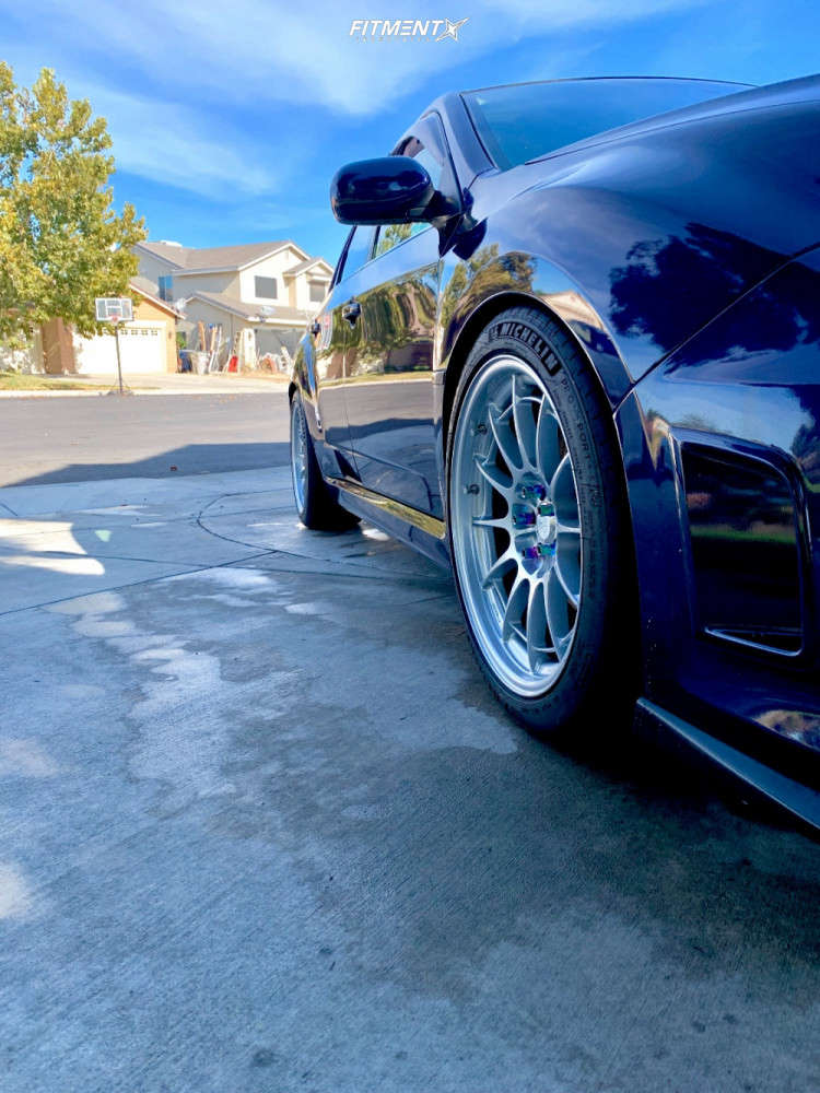 2013 Subaru WRX Limited with 18x9.5 Enkei Nt03 and Michelin 265x55 on ...