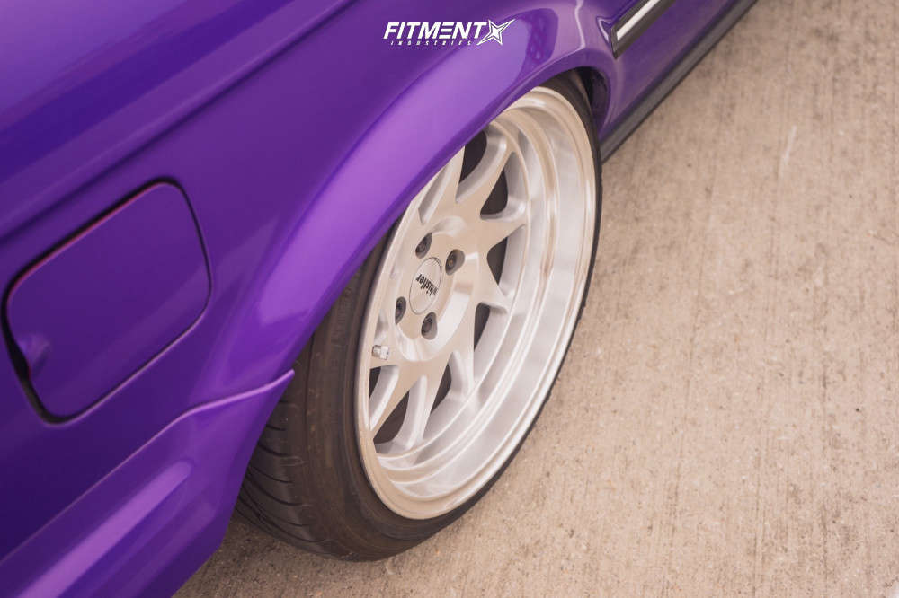 1990 BMW 325i Base with 16x8 Whistler Kr7 and Pirelli 225x25 on Air ...