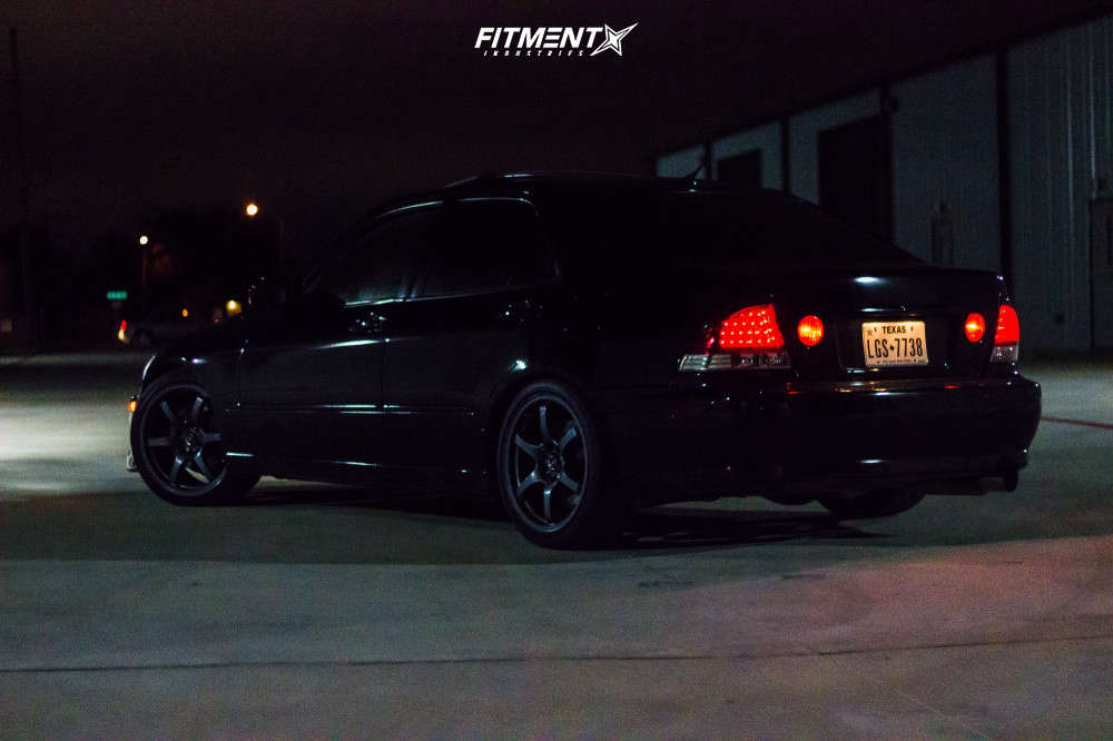 2001 Lexus IS300 Base with 18x8.5 Gram Lights 57DR and Bridgestone ...