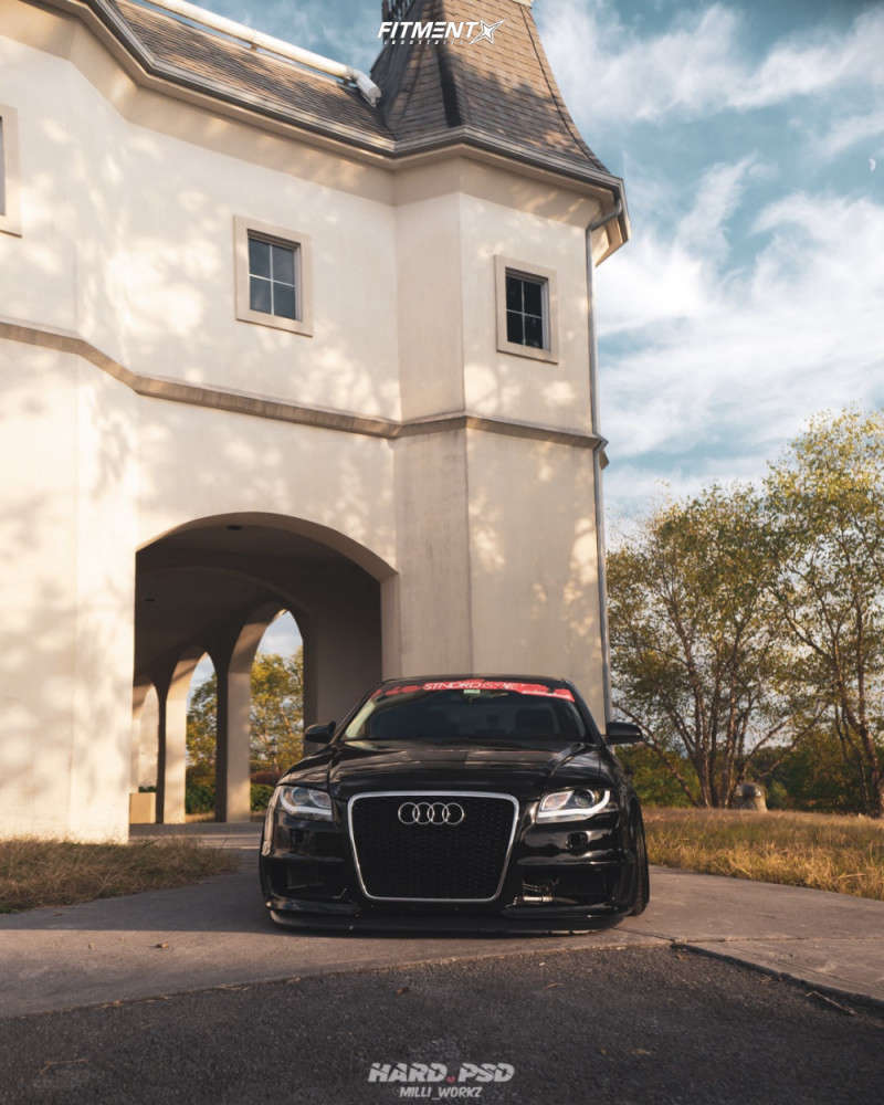 2008 Audi A4 Quattro Base with 18x9.5 Rotiform Buc and Achilles 205x40 ...