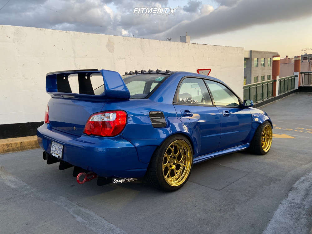 2003 Subaru WRX Base with 18x10.5 Aodhan Ds01 and Zenna 275x70 on Stock ...
