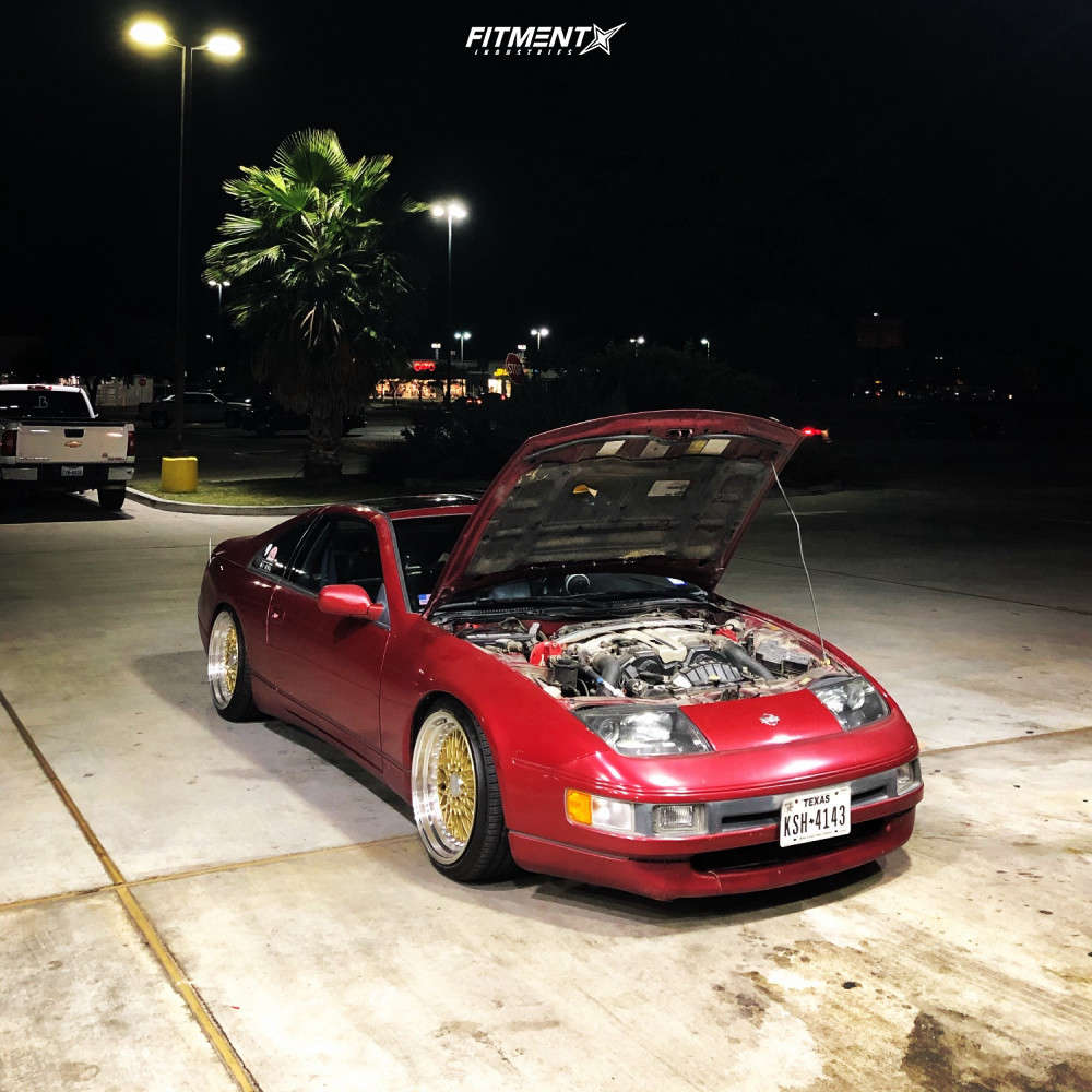 1993 Nissan 300ZX 2 2 with 17x9 XXR 536 and Nankang 245x35 on Coilovers ...