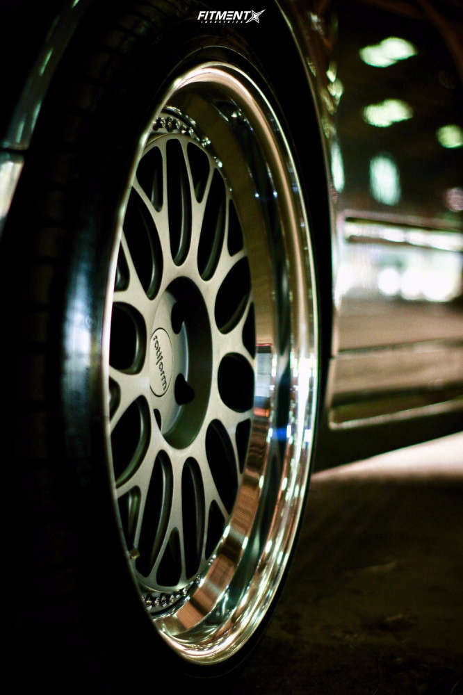 2007 Audi RS4 Base with 19x10 Rotiform Forged DAB and Michelin 265x30 on Stock Suspension ...