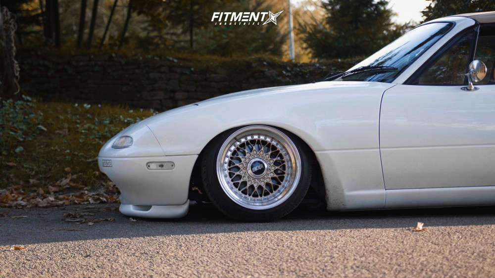 1997 Mazda MX-5 Miata Base with 15x9.5 BBS Rs and Nankang 185x45 on Air Suspension | 827012 ...