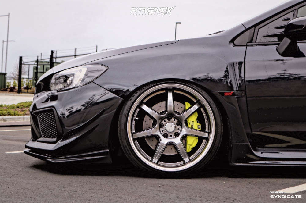 2018 Subaru WRX STI Limited with 19x9.5 Work Emotion T7r 2p and Black ...